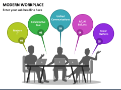 Modern Workplace PowerPoint Template - PPT Slides