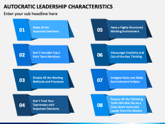 Autocratic Leadership Characteristics PowerPoint and Google Slides Template