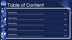 Abstract Blue Theme for PowerPoint and Google Slides - PPT Slides