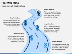 Highway Road PowerPoint and Google Slides Template - PPT Slides