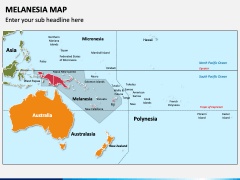 Melanesia Map for PowerPoint and Google Slides - PPT Slides
