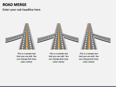 Road Merge for PowerPoint and Google Slides - PPT Slides
