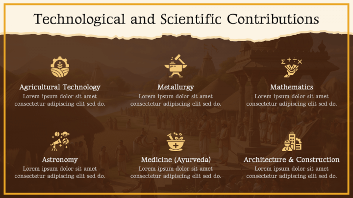 Vedic Civilization PowerPoint and Google Slides Template - PPT Slides