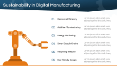 Digital Manufacturing PowerPoint and Google Slides Template - PPT Slides