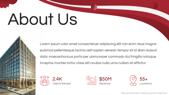 Free - Abstract Red Wave Theme for PowerPoint and Google Slides - PPT ...