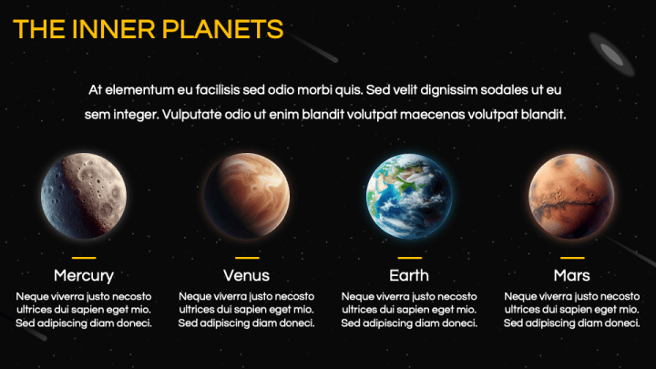 Free - Solar System Theme for PowerPoint and Google Slides - PPT Slides
