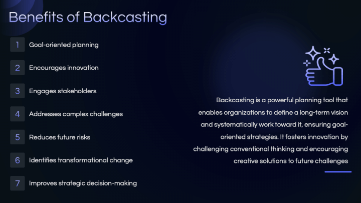 Backcasting PowerPoint and Google Slides Template - PPT Slides