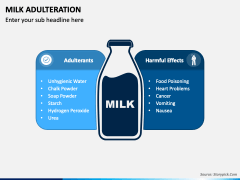 Milk Adulteration PowerPoint and Google Slides Template - PPT Slides
