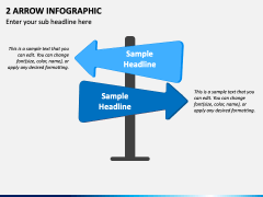 2 Arrow Infographic PowerPoint Template and Google Slides Theme