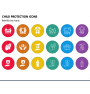 Children Icons PowerPoint Template - PPT Slides