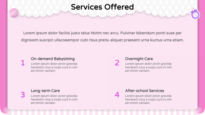 Babysitting Service Overview PowerPoint and Google Slides Template ...
