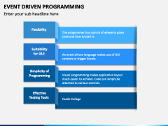 Event Driven Programming PowerPoint and Google Slides Template - PPT Slides