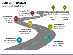 Eight Step Roadmap for PowerPoint and Google Slides - PPT Slides