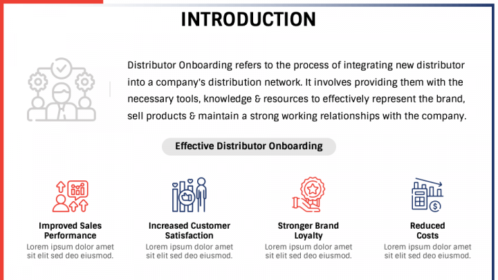 Distributor Onboarding PowerPoint and Google Slides Template - PPT Slides