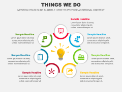 Things We Do PowerPoint Template and Google Slides Theme