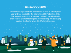 Free World Snow Day PowerPoint Template and Google Slides Theme