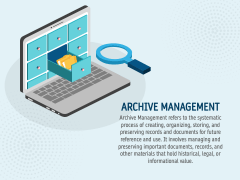 Archive Management PowerPoint and Google Slides Template - PPT Slides