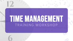 Free - Time Management Training Workshop PowerPoint and Google Slides Template - PPT Slides