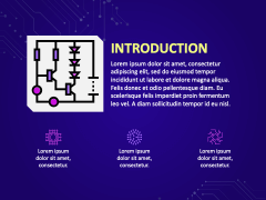Free - Electronic Circuit Theme for PowerPoint and Google Slides