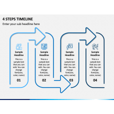 4 Phased Timeline PowerPoint Template - PPT Slides | SketchBubble