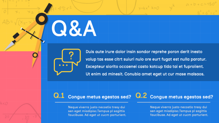 Free - Geometry Lesson PowerPoint and Google Slides Template - PPT Slides