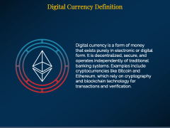 Digital Currency PowerPoint and Google Slides Template - PPT Slides