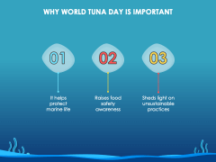 Free - World Tuna Day PowerPoint Template and Google Slides Theme