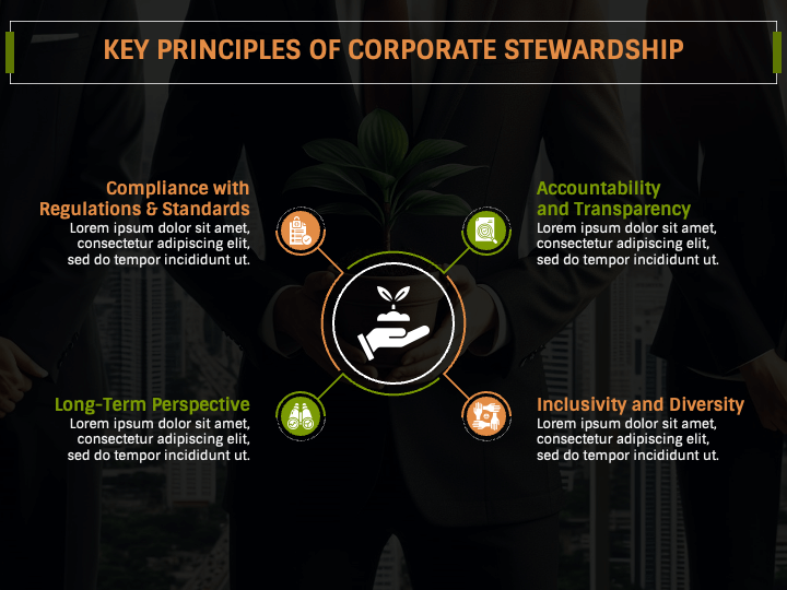 Corporate Stewardship PowerPoint and Google Slides Template - PPT Slides