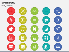Math Icons for PowerPoint and Google Slides - PPT Slides