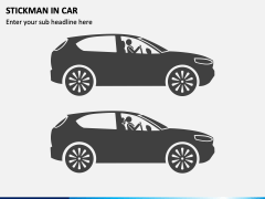 Stickman in Car Illustration for PowerPoint and Google Slides - PPT Slides