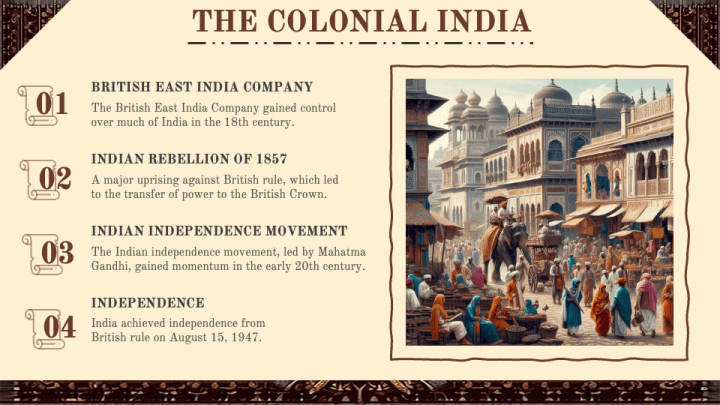 Free - History of India PowerPoint and Google Slides Template - PPT Slides