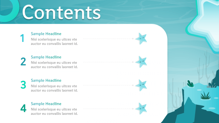 Free - Aqua Theme for PowerPoint and Google Slides - PPT Slides