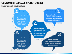 Customer Feedback Speech Bubble PowerPoint and Google Slides Template ...