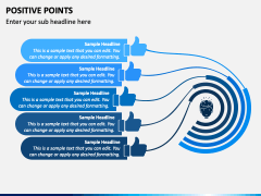 Positive Points PowerPoint and Google Slides Template - PPT Slides