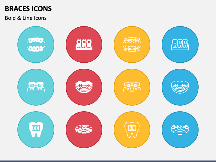 Braces Icons for PowerPoint and Google Slides - PPT Slides