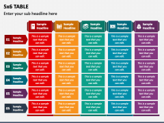 5x6 Table for PowerPoint and Google Slides - PPT Slides