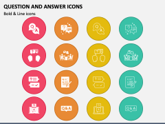Question And Answer Icons for PowerPoint and Google Slides - PPT Slides