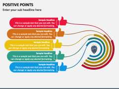 Positive Points PowerPoint and Google Slides Template - PPT Slides