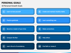 Personal Goals PowerPoint and Google Slides Template - PPT Slides