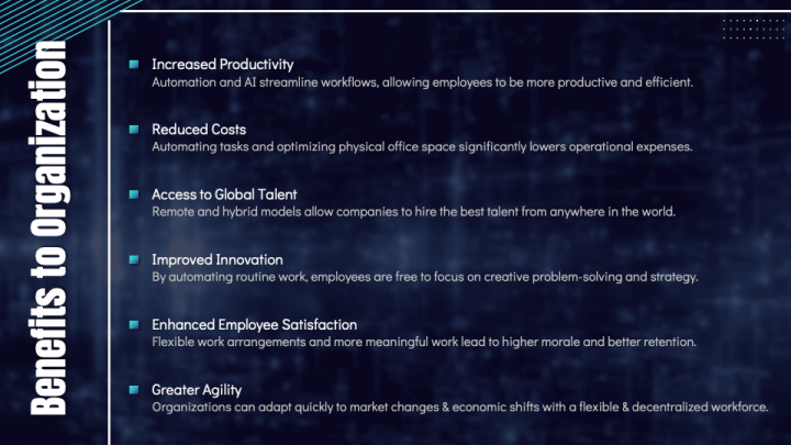 The Future of Work: Ai + Automation PowerPoint and Google Slides ...