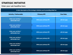 Strategic Initiative PowerPoint and Google Slides Template - PPT Slides