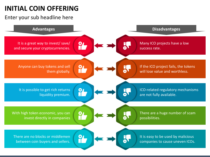 Initial Coin Offering PowerPoint Template - PPT Slides