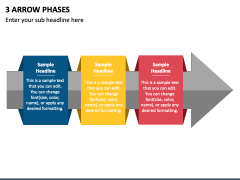 3 Arrow Phases PowerPoint Template - PPT Slides