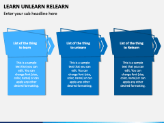 Learn Unlearn Relearn PowerPoint and Google Slides Template - PPT Slides
