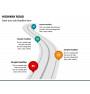 3 Options Highway PowerPoint Template and Google Slides Theme
