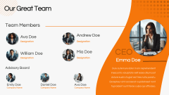 Orange and Black Presentation Theme for PowerPoint and Google Slides ...