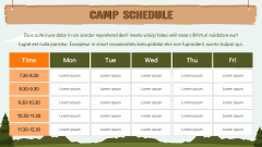 Free - Summer Camp Theme for PowerPoint and Google Slides - PPT Slides
