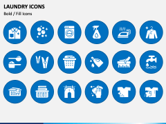 Laundry Icons for PowerPoint and Google Slides - PPT Slides