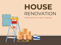 Free - House Renovation PowerPoint Template and Google Slides Theme