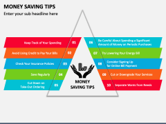 Money Saving Tips PowerPoint and Google Slides Template - PPT Slides